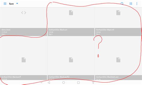 Mobile Cannot Select Fonts From Local Storage To Load · Issue 5989