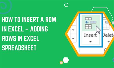 How To Insert A Row In Excel Adding Rows In Excel Spreadsheet Earn