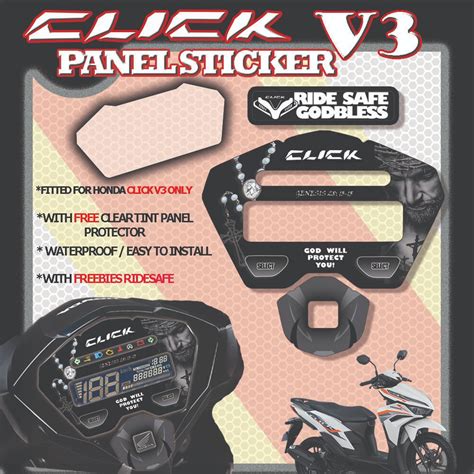 Honda Click V3 Decals Sticker Click V3 Decals Sticker Honda Click