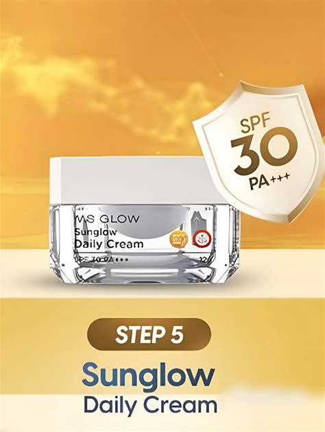 Sunglow Sunwhite Ms Glow Day Daily Cream Terbaru Pelembab Wajah Sunscreen Spf 30 Spf 50