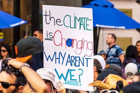 Sep 20 2019 San Francisco CA USA The Climate Is Changing Why