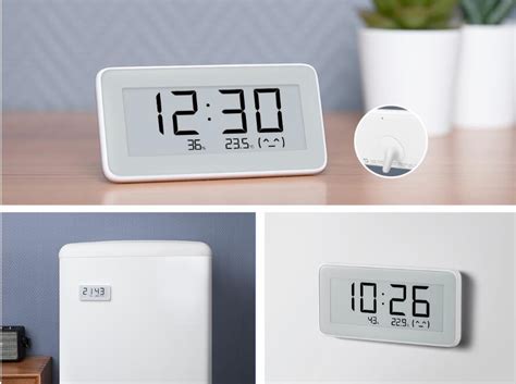Xiaomi Mijia Temperature Humidity Monitor Digital Clock Sensor Blue