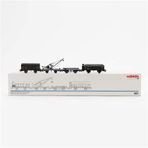 M Rklin A Steam Locomotive And Car Set No In Boxes Bukowskis