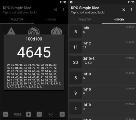 RPG Simple Dice: Dados virtuales para todas tus partidas de rol – NeoTeo