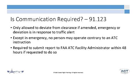 ATC Uncontrolled Communication Effective Communication A Message