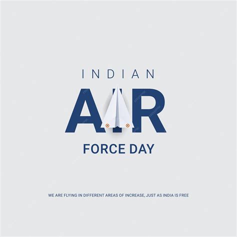 Premium Vector Indian Air Force Day Vector Illustration