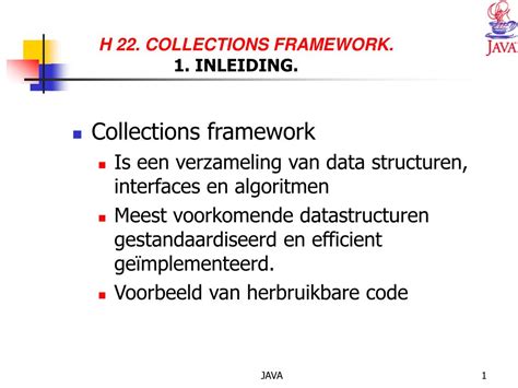 Ppt H Collections Framework Inleiding Powerpoint