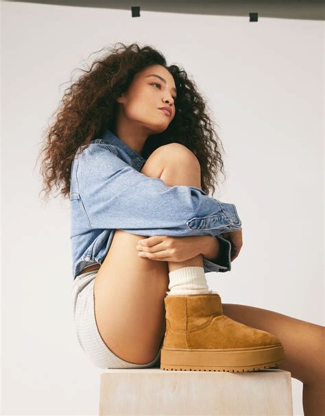 Боти с платформа и подплата от изкуствена кожа с косъм Bsk Teen Bershka