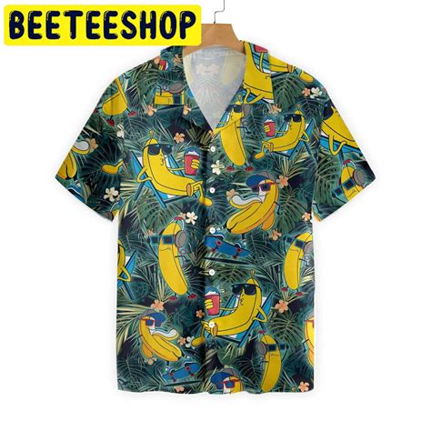 Funny Chill Tropical Banana Hawaiian Shirt Beeteeshop