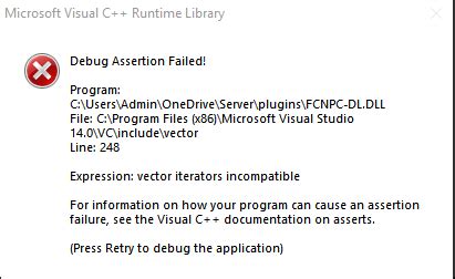Crashing At Startup Issue Ziggi Fcnpc Github