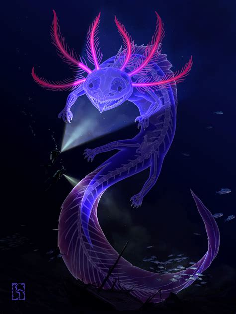 Axolotl Character Design Challenge Dec 2019 Shirohô Antoine