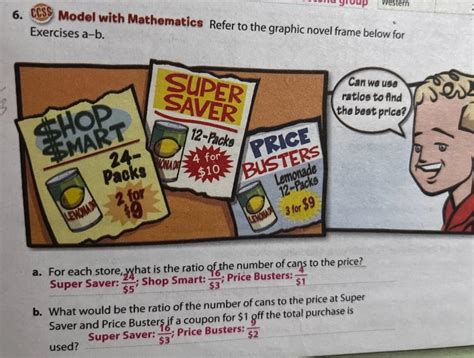 Solved 6 Ccss Model With Mathematics Refer To The Graphic