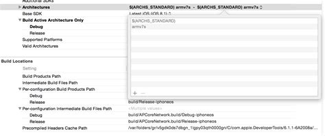 Building Ios Framework Missing Architecture Armv7s And X8664 On Fat File Stack Overflow