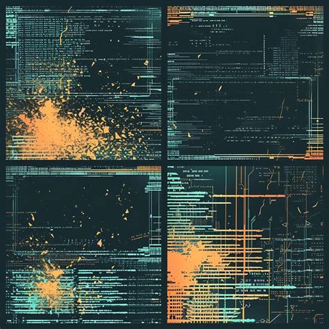 Premium Ai Image Design Of Hacking Hacking Simulation Terminal
