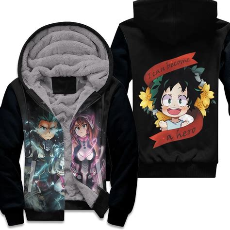 My Hero Academia Ochako Uraraka Midoriya Izuku In Fighting Suits Unisex