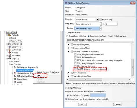 How To Find Integration Point Coordinates In Abaqus Cae Researchgate