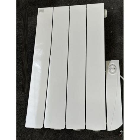 Radiateur Electrique 500W Inertie Fluide Caloporteur Horiz 395x580x80mm