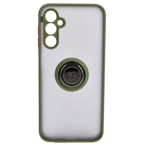 Etui Z Uchwytem Na Palec Bizon Case Hybrid Ring Do Galaxy M14 5G