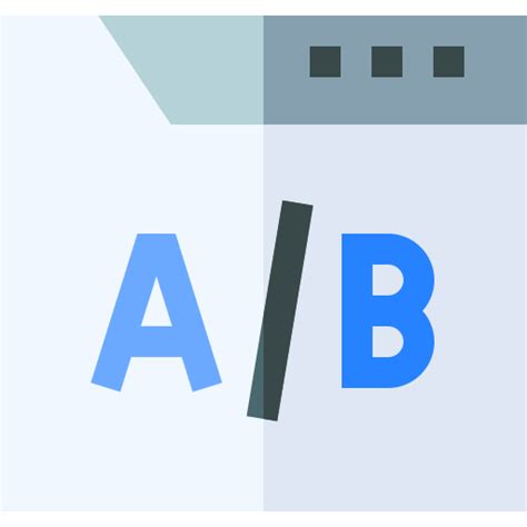 ab testing free web icons