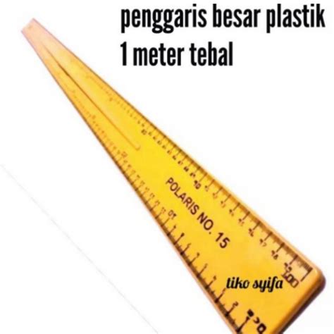 Jual Penggaris Pelastik Lurus Besar 100 Cm Penggaris Pola 1 Meter