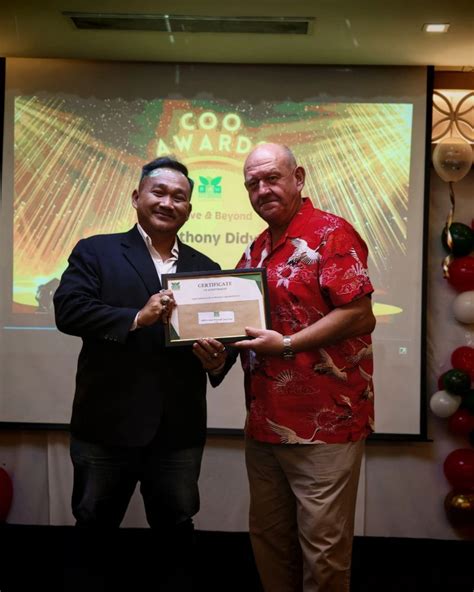 Anthony Didy Anak Entawamat on LinkedIn: I am deeply honored and grateful to receive this ...