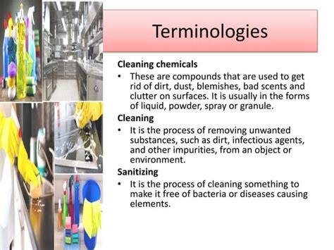 Cookery 9 1st Quarter Lo1 1 Identify The Chemicals To Be Utilized In