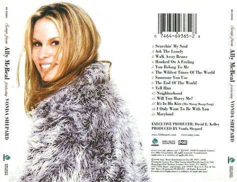 Songs From Ally McBeal Featuring Vonda Shepard Audio CD