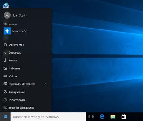 Configurar El Menú Inicio En Windows 10 Para Pc