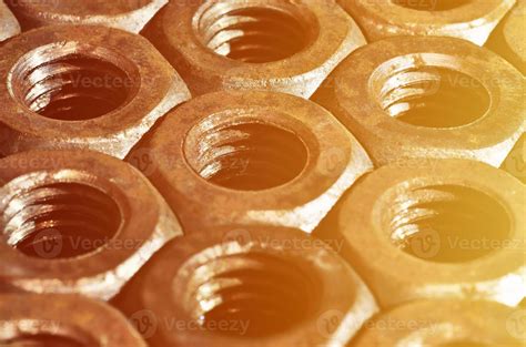 Close Up Of Rusty Nuts Stock Photo At Vecteezy