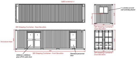 Shipping Container Conversions 30ft Partitioned Offices Cs56832