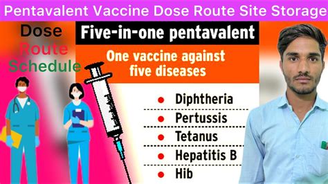 Pentavalent Vaccine Pentavalent Vaccine Amount Dose Route Schedule