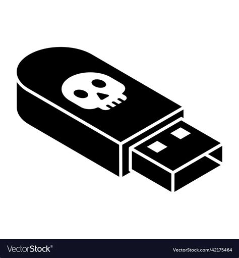 Usb Hack Royalty Free Vector Image VectorStock