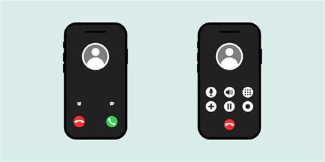 Premium Vector Incoming Call Smartphone Screen Template Call