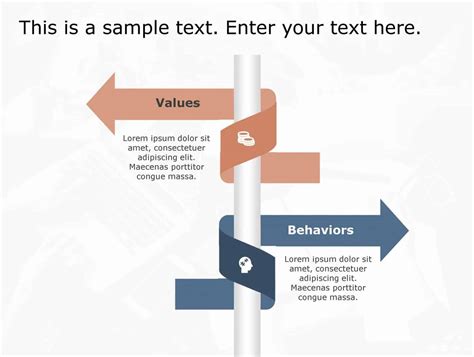 Values Behaviours Powerpoint Template 182 Values Behaviours Templates