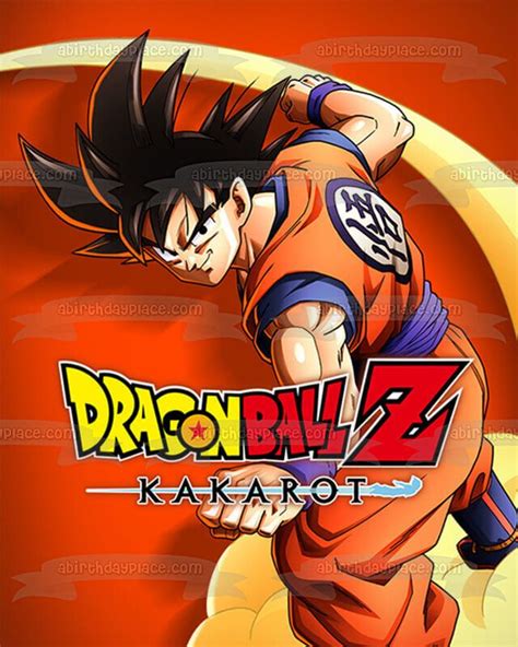 Decorate Your Cake With This Dragon Ball Z Kakarot Themed Edible Cake