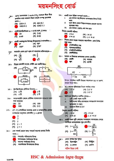 Hsc Physics 2nd Paper Question Solution 2024 All Board