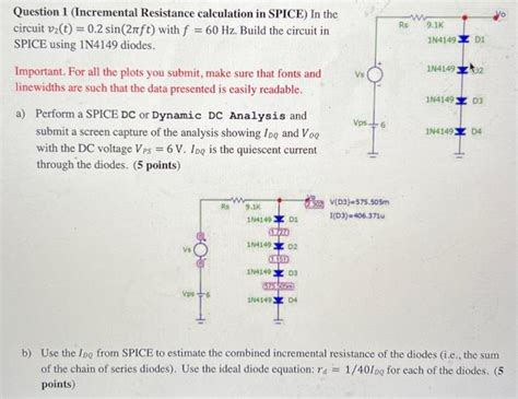 Solved C Perform A SPICE Transient Analysis And Plot And Chegg Com