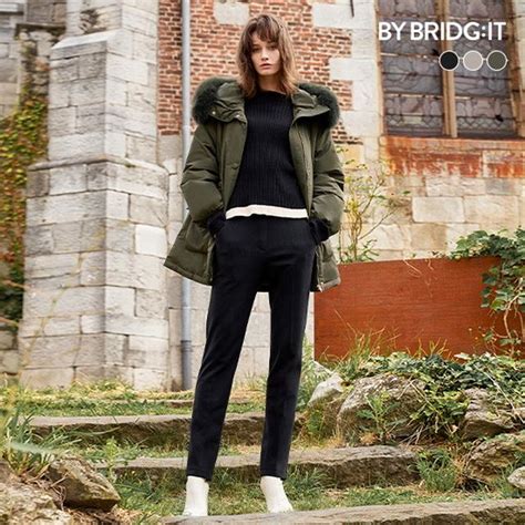 바이브리짓 슬림핏 윈터 기모 밴딩 팬츠 3종