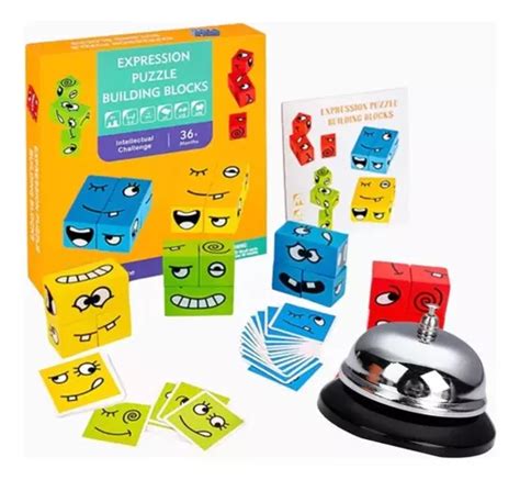 Juego De Madera Cubos De Emociones De Colores 20 Cm Artidix Cuotas