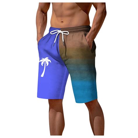 Himmake Mens Swim Shorts Drawstring Swimming Board Shorts Mens Big