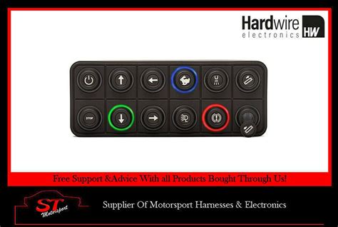 Hardwire Electronics CAN Bus Keypads Motorsport Stmotorsport