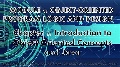 Introduction To Object Oriented Concepts And Java Ppt
