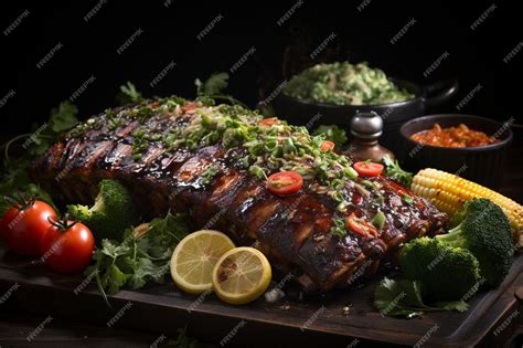 Premium Photo Smoky Bbq Ribs Feast