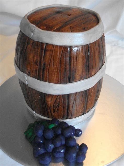 Wine Barrel Cake