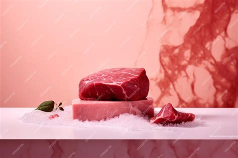 Premium Ai Image Aesthetic Meat Photography