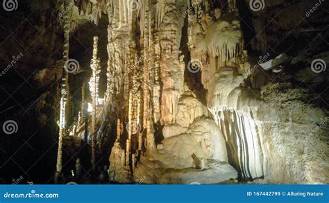 Various Natural Calcite Cave Formations Stock Image Image Of Bacon