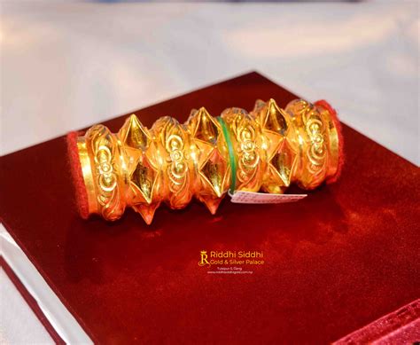Tilahari New Design 24k Gold Riddhi Siddhi Gold And Silver Palace