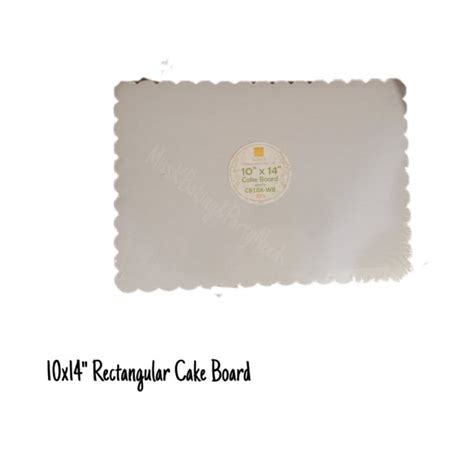 Rectangular Cake Board 10x14” Sold Per 5 Pcs Shopee Philippines