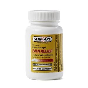 Acetaminophen Extra Strength Caplets Medline Industries Inc