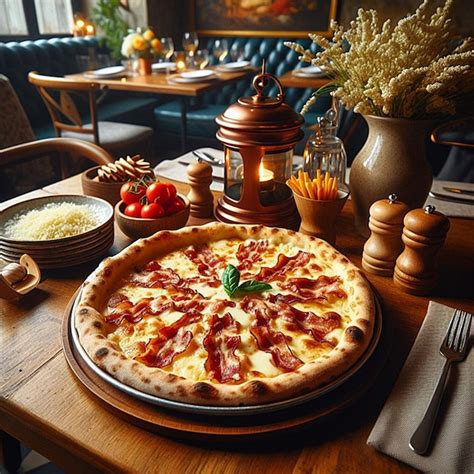 Premium Photo Pizza Bacon